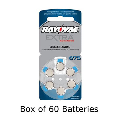 Batteries for cochlear implant, size 675 (Item Code: 675CP ...